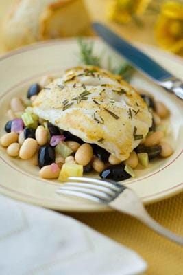 Tuscan Seared Halibut | Emile Henry USA
