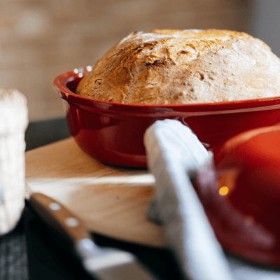 Emile Henry Ceramic Artisan Bread Loaf Baker, Handcrafted in France ...