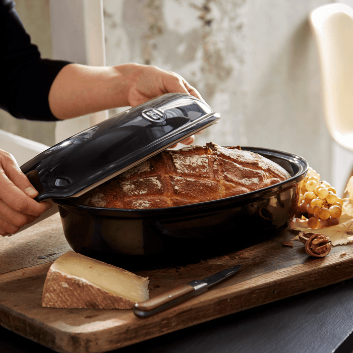 Emile Henry Ceramic Artisan Bread Loaf Baker, Handcrafted in France ...