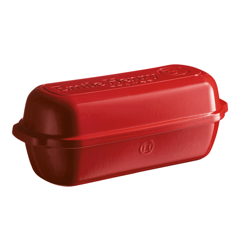 Emile Henry Pullman/Long Loaf Ceramic Bread Baker, Handcrafted in ...