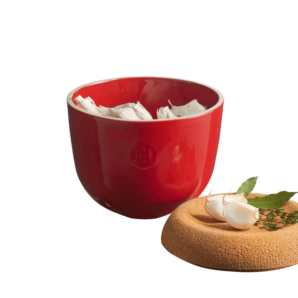 Emile Henry Ceramic Garlic Storage Pot, Handcrafted in France since ...