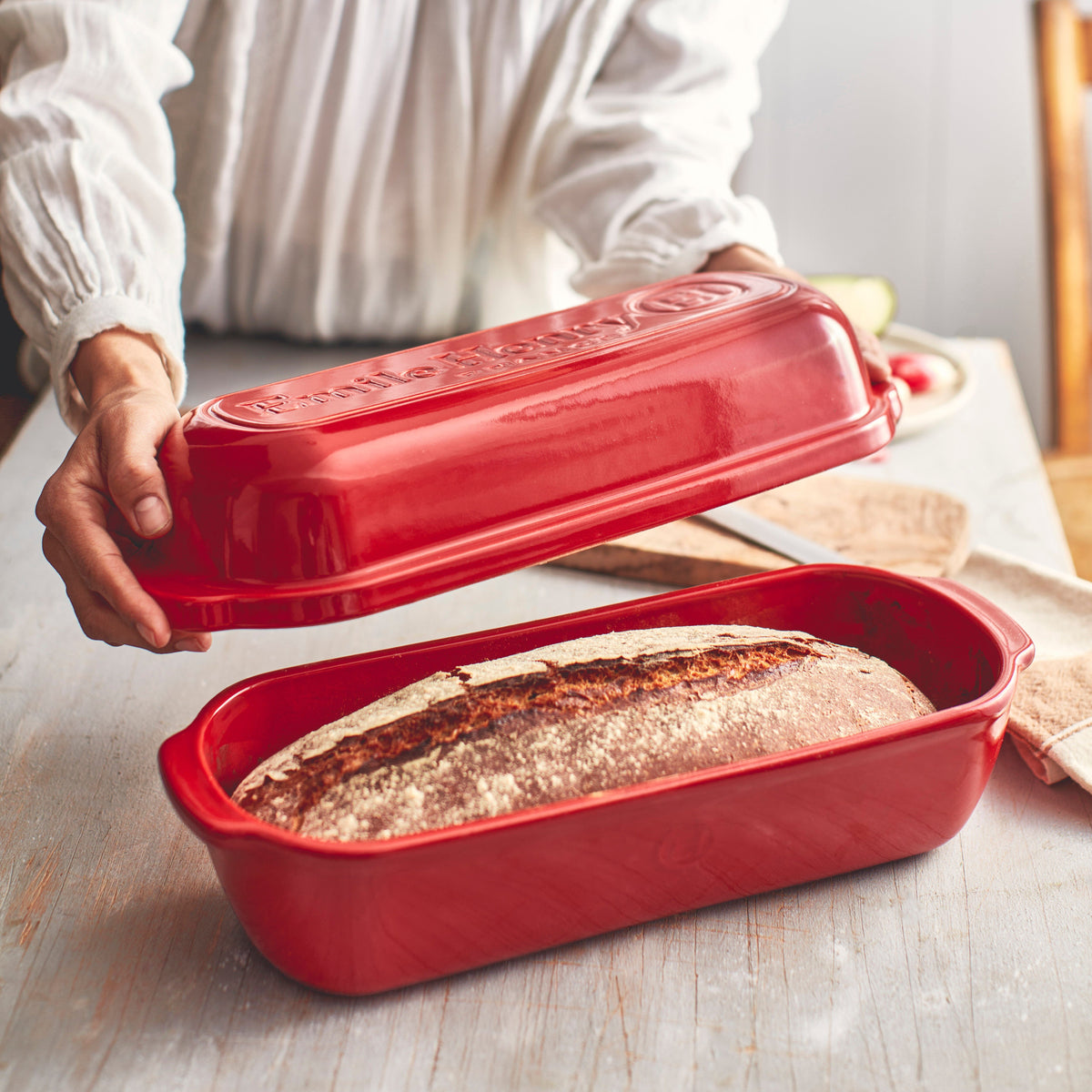 Pullman/Long loaf bread baker | Emile Henry USA | Made In France